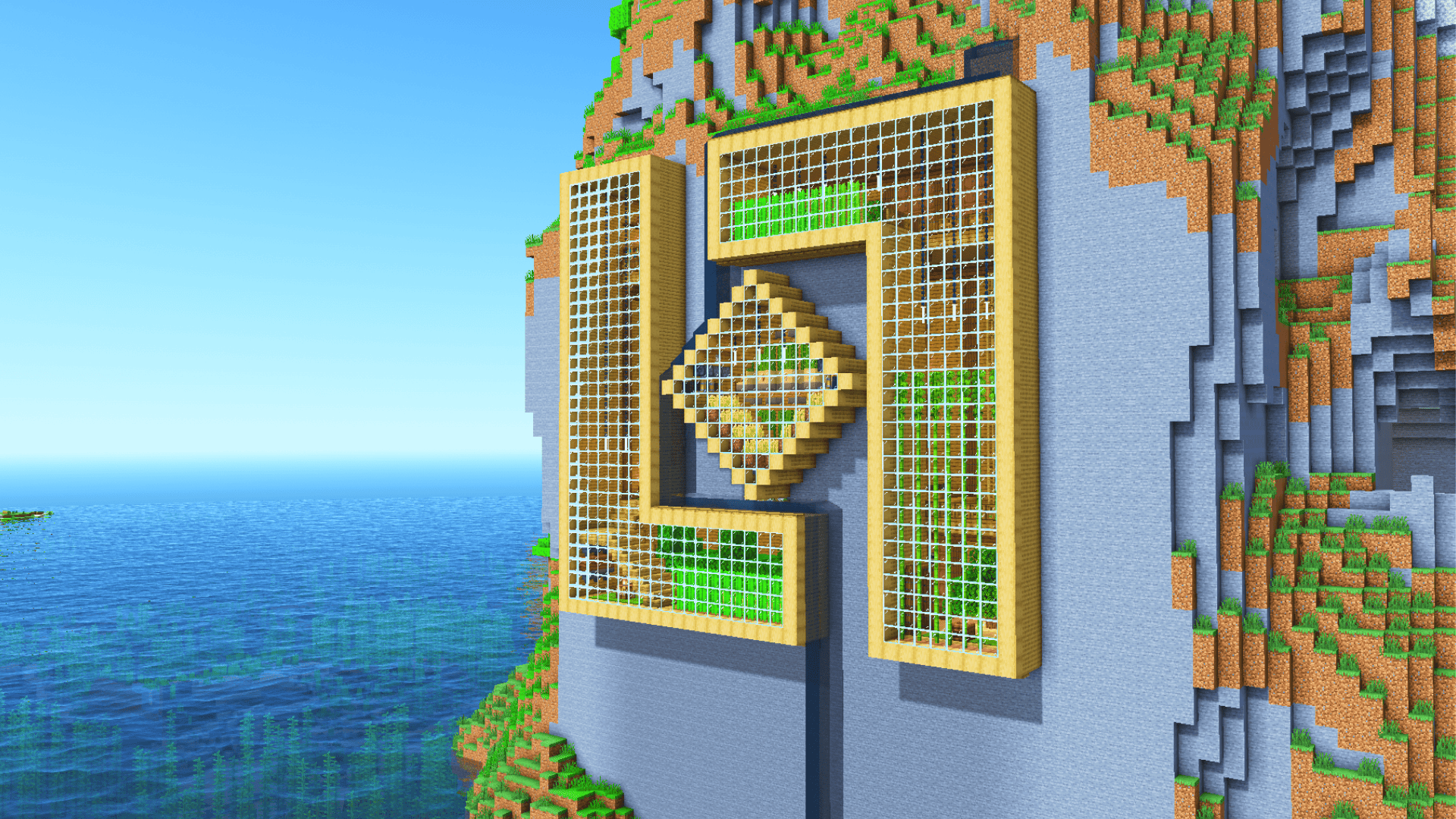 Minecraft The L Cliff House | Wooden | 3D Guide @ Charliecustard Builds