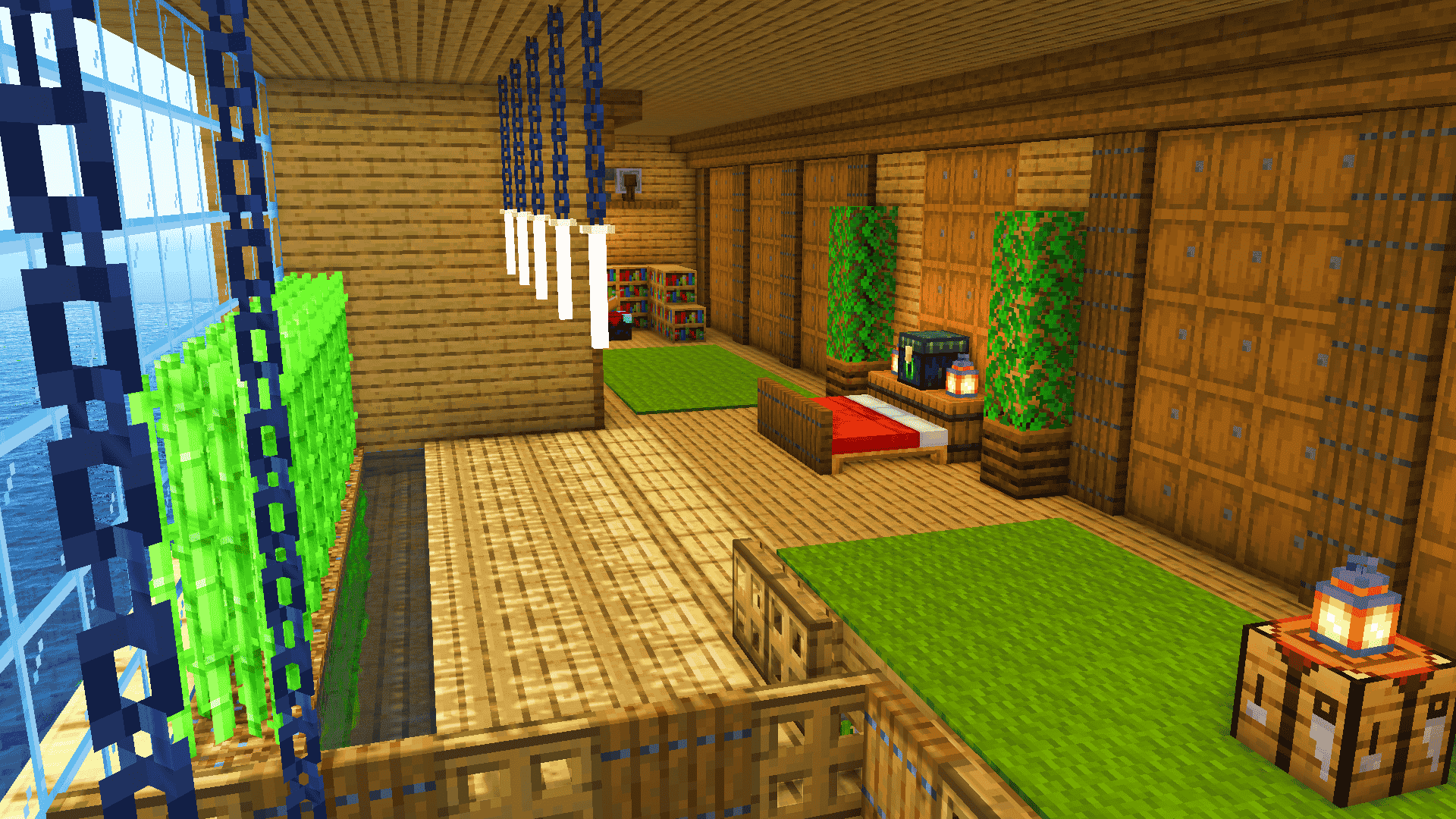 Minecraft The L Cliff House | Wooden | 3D Guide @ Charliecustard Builds