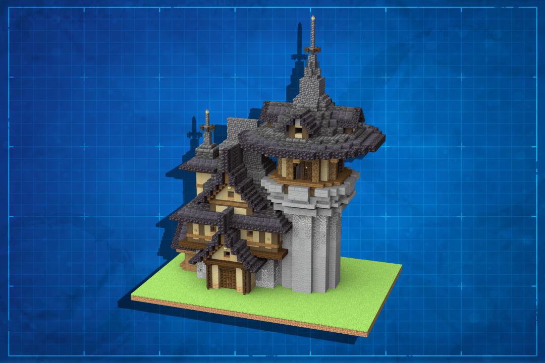 Minecraft Willbridge Witch Castle | 3D Guide @ Charliecustard Builds