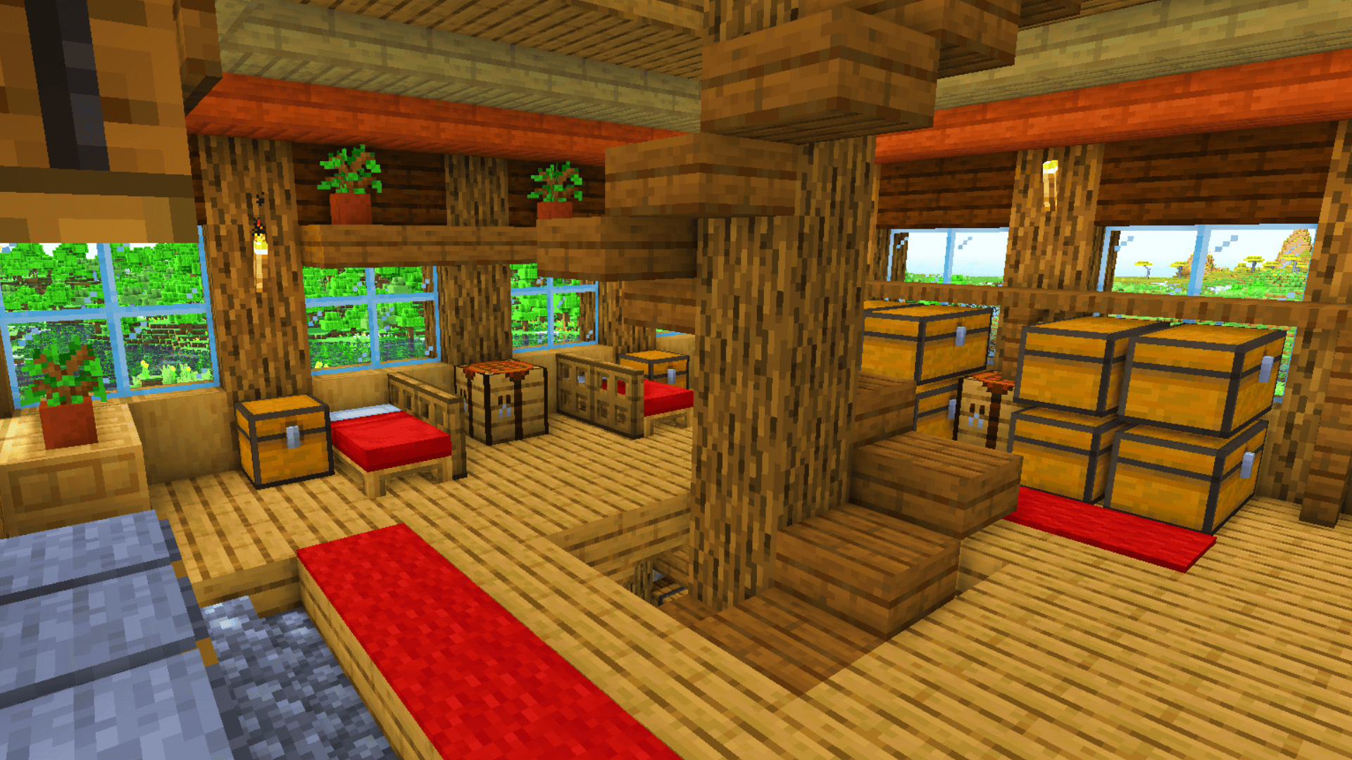 Minecraft Japanese Survival House | 3D Guide @ Charliecustard Builds