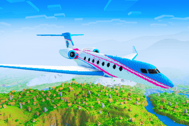 Minecraft Happy Ghast House | 3D Guide @ Charliecustard Builds