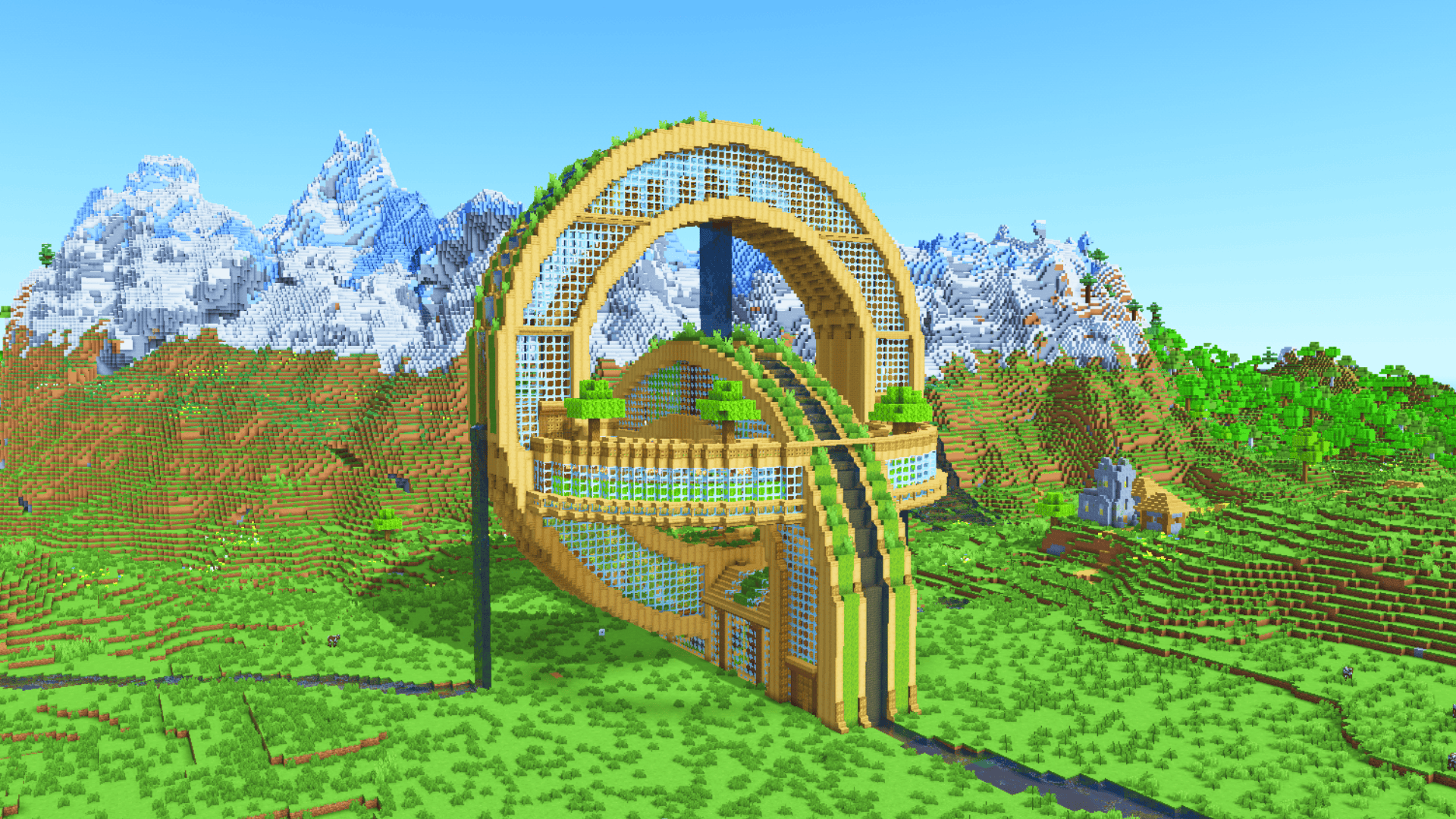 Minecraft Circle Base | 3D Guide @ Charliecustard Builds