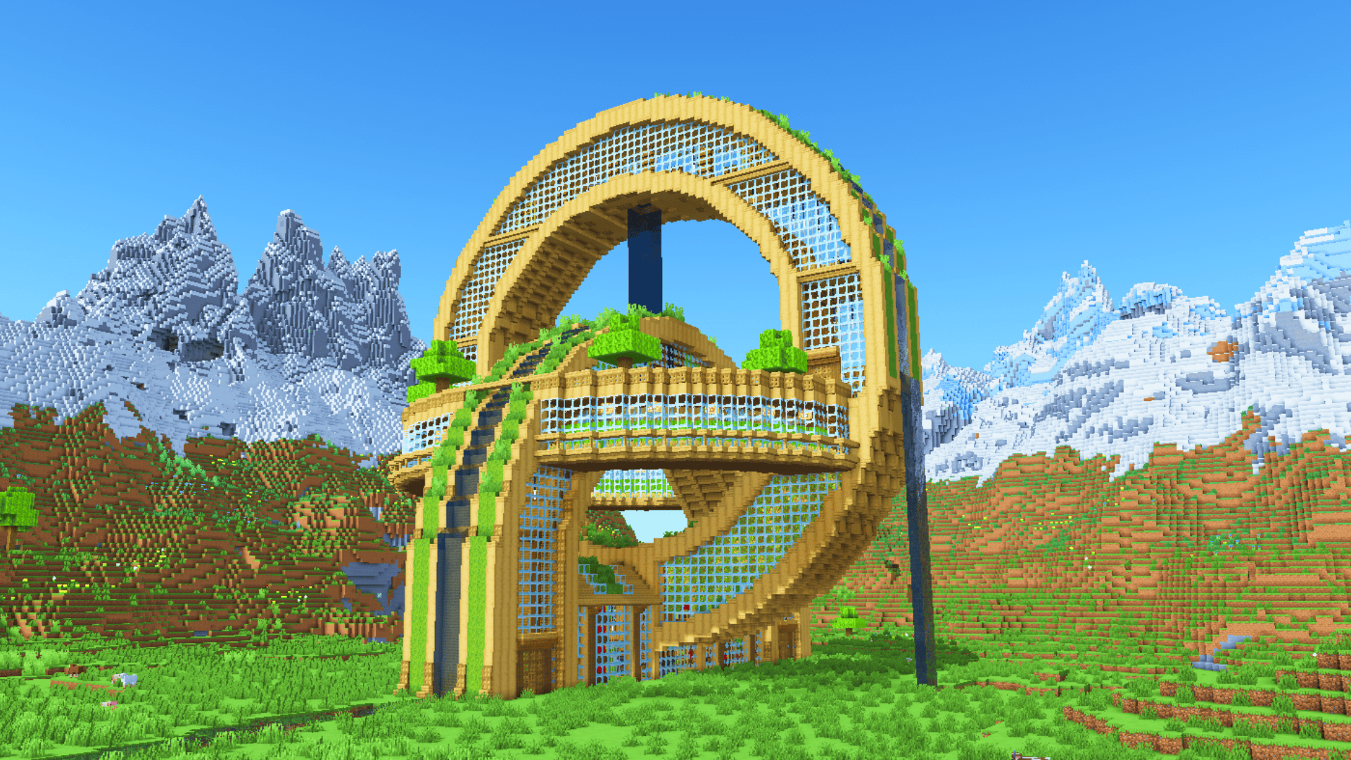 Minecraft Circle Base | 3D Guide @ Charliecustard Builds