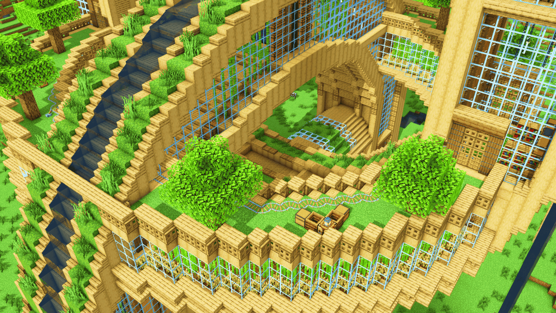 Minecraft Circle Base | 3D Guide @ Charliecustard Builds