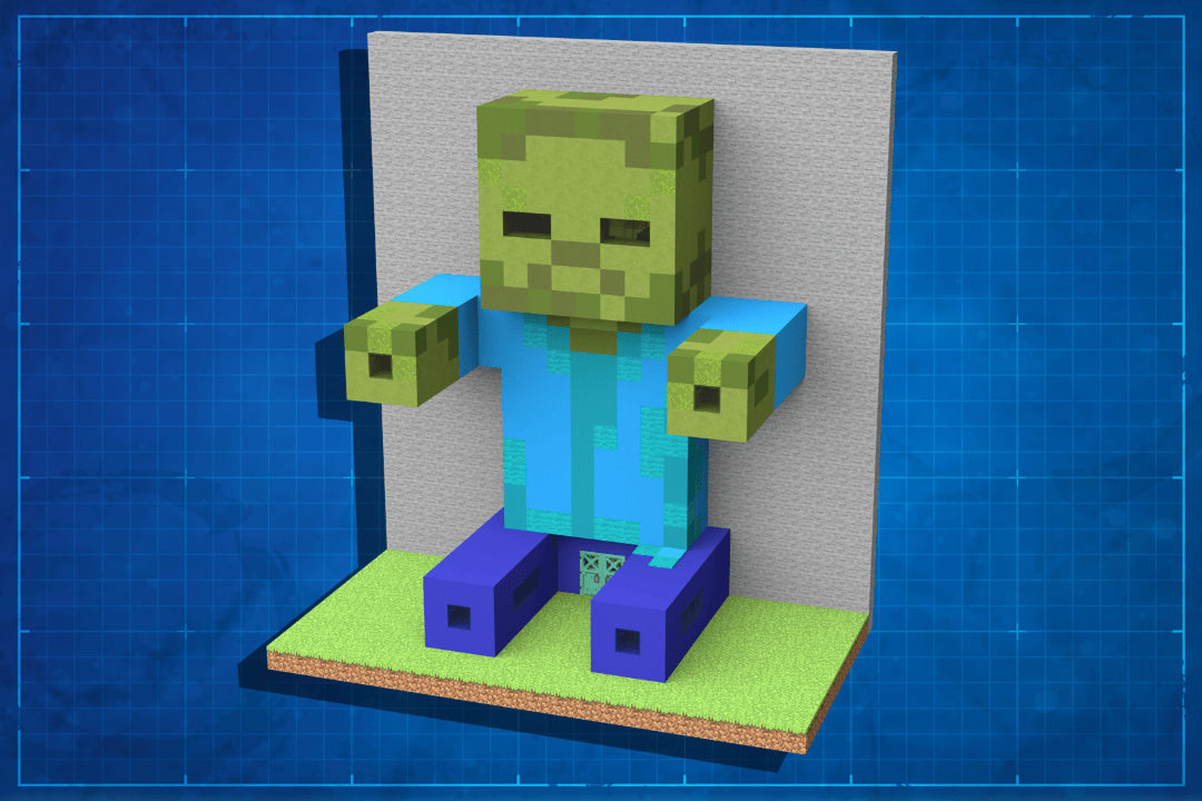 Minecraft Zombie Cliff House | 3D Guide @ Charliecustard Builds