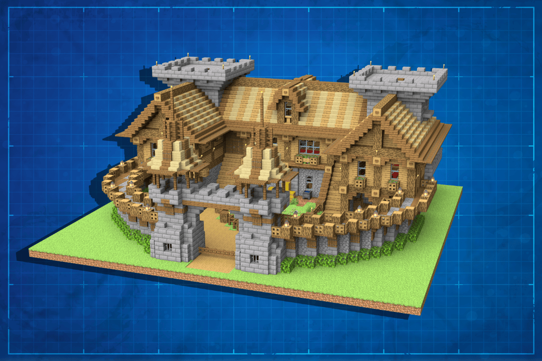 Minecraft Halloween Shadowkeep Castle | 3D Guide @ Charliecustard Builds