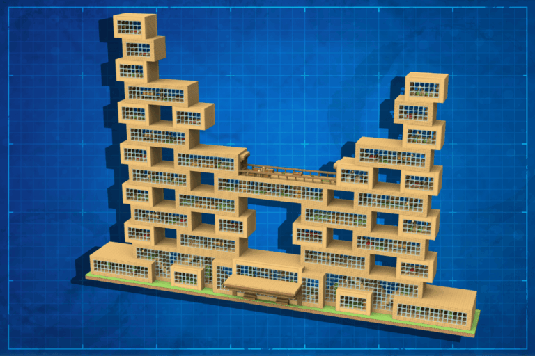 Minecraft Circle Base | 3D Guide @ Charliecustard Builds