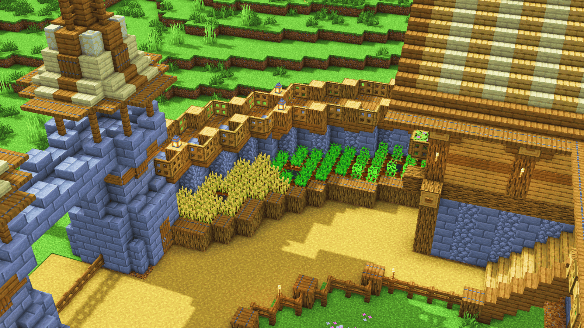 Minecraft The Survival Fort | 3D Guide @ Charliecustard Builds