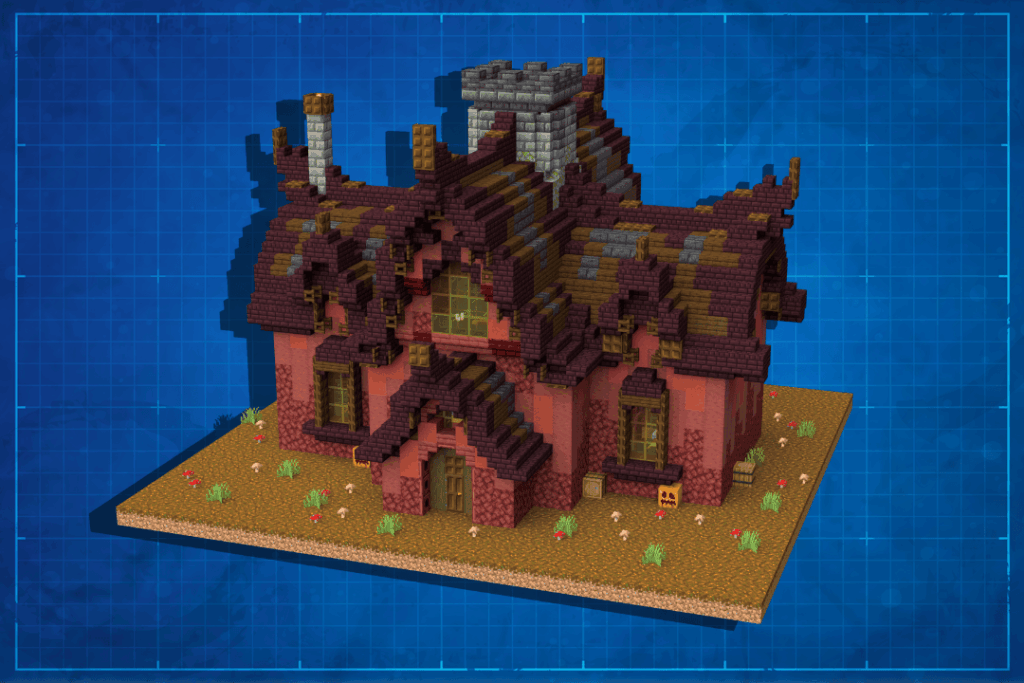 Simple Cherry House | 3D Guide @ Charliecustard Builds