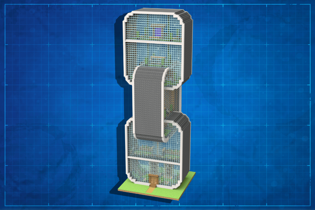 Minecraft Happy Ghast House | 3D Guide @ Charliecustard Builds