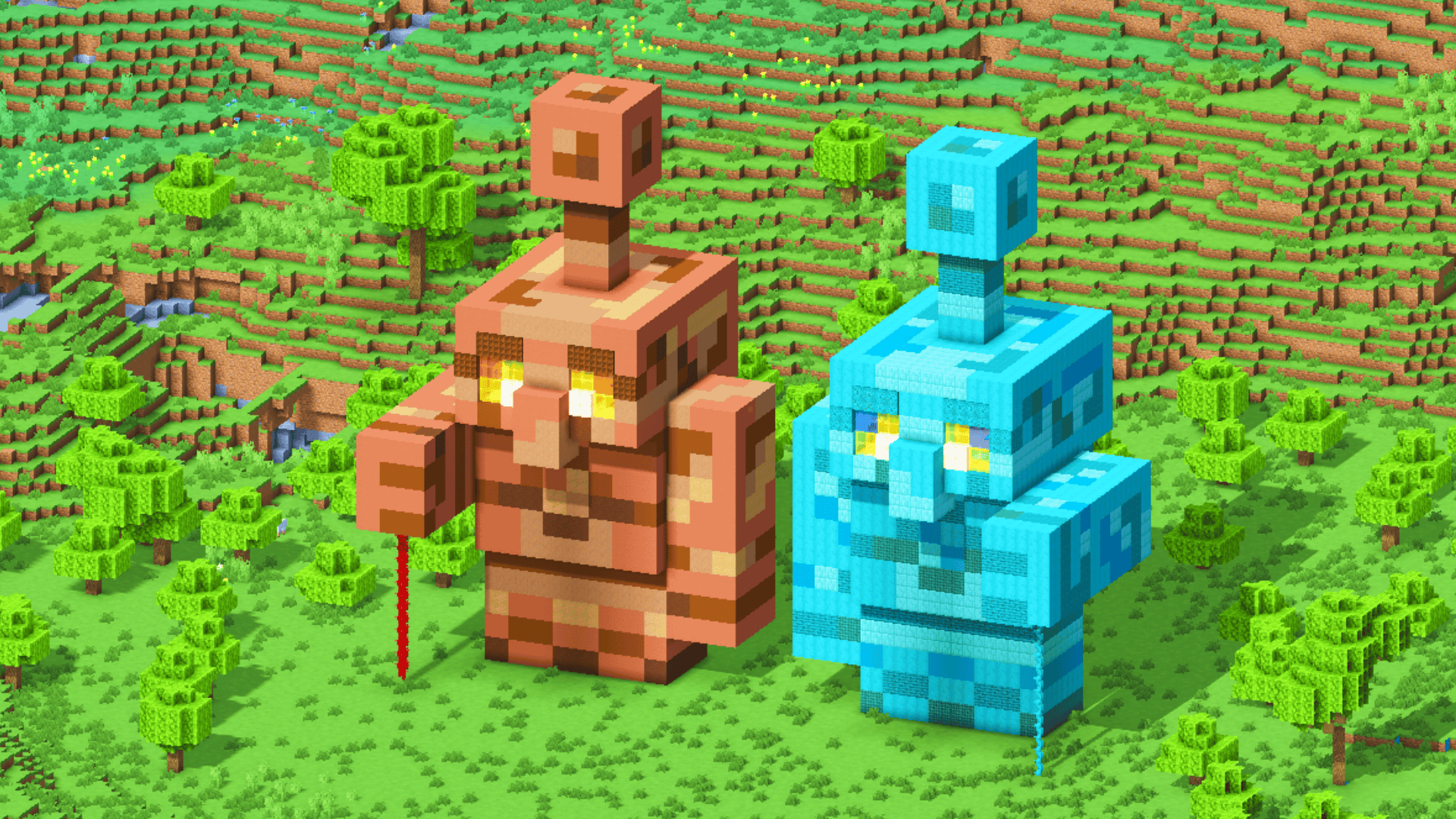 Minecraft Copper Golems | 3D Guide @ Charliecustard Builds