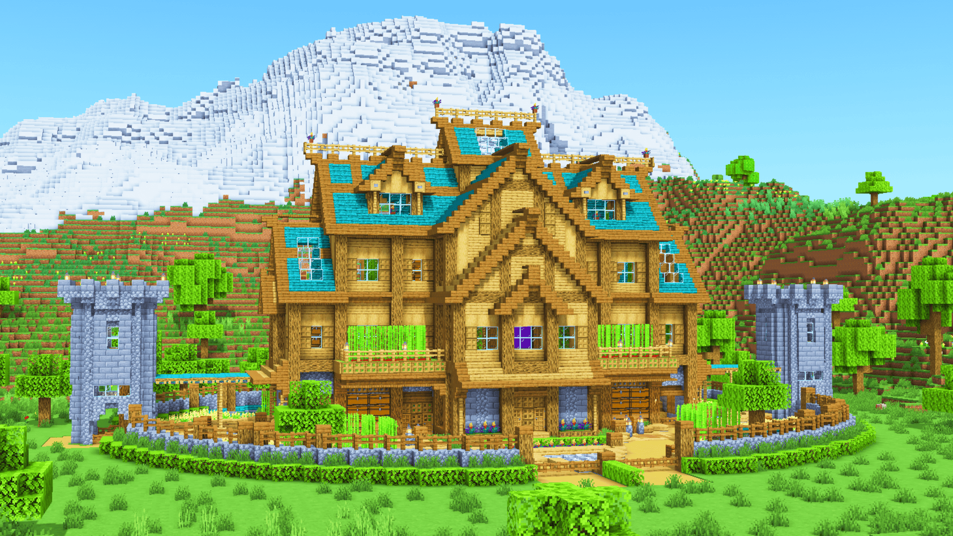 Minecraft The Suvival Estate | 3D Guide @ Charliecustard Builds