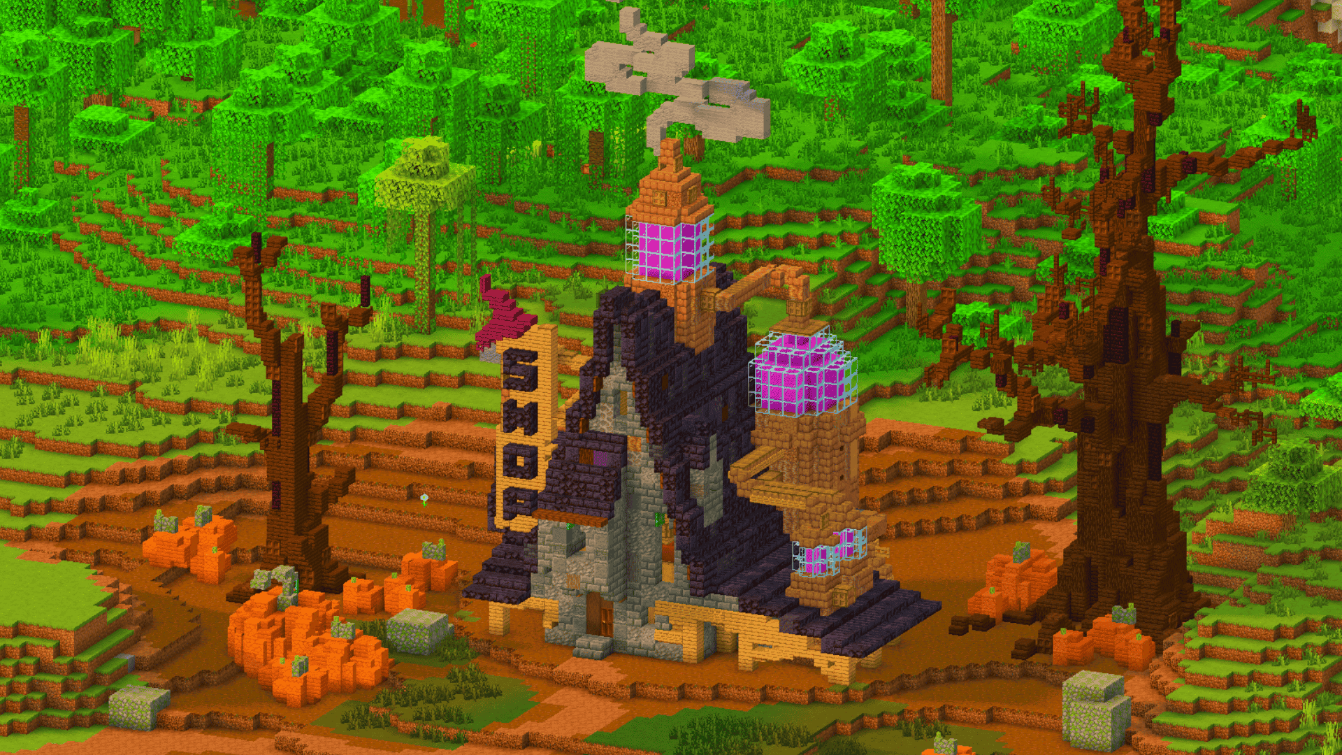 Minecraft Halloween Potion Brewery | 3D Guide @ Charliecustard Builds