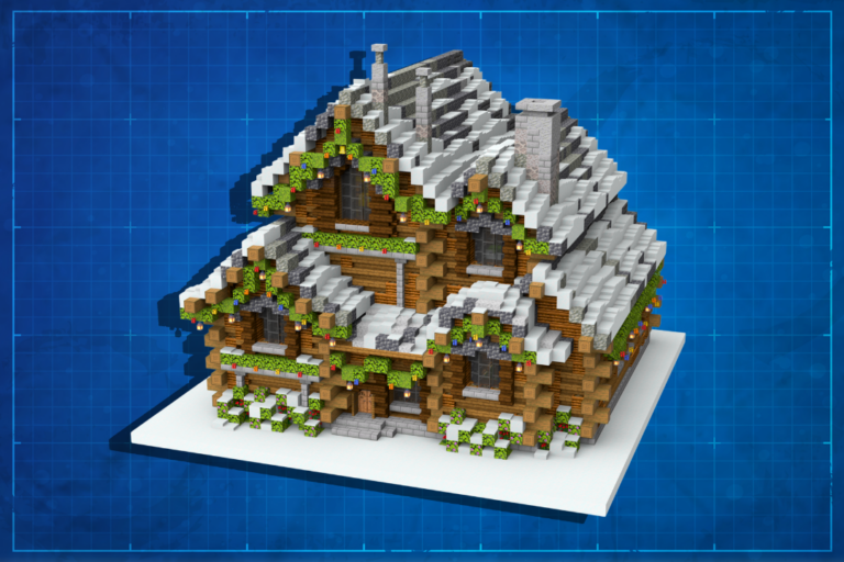 Minecraft Mini Castle | 3D Guide @ Charliecustard Builds