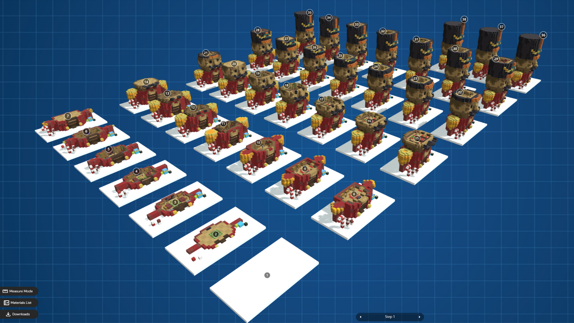 Minecraft Christmas Nutcracker Outpost | 3D Guide @ Charliecustard Builds