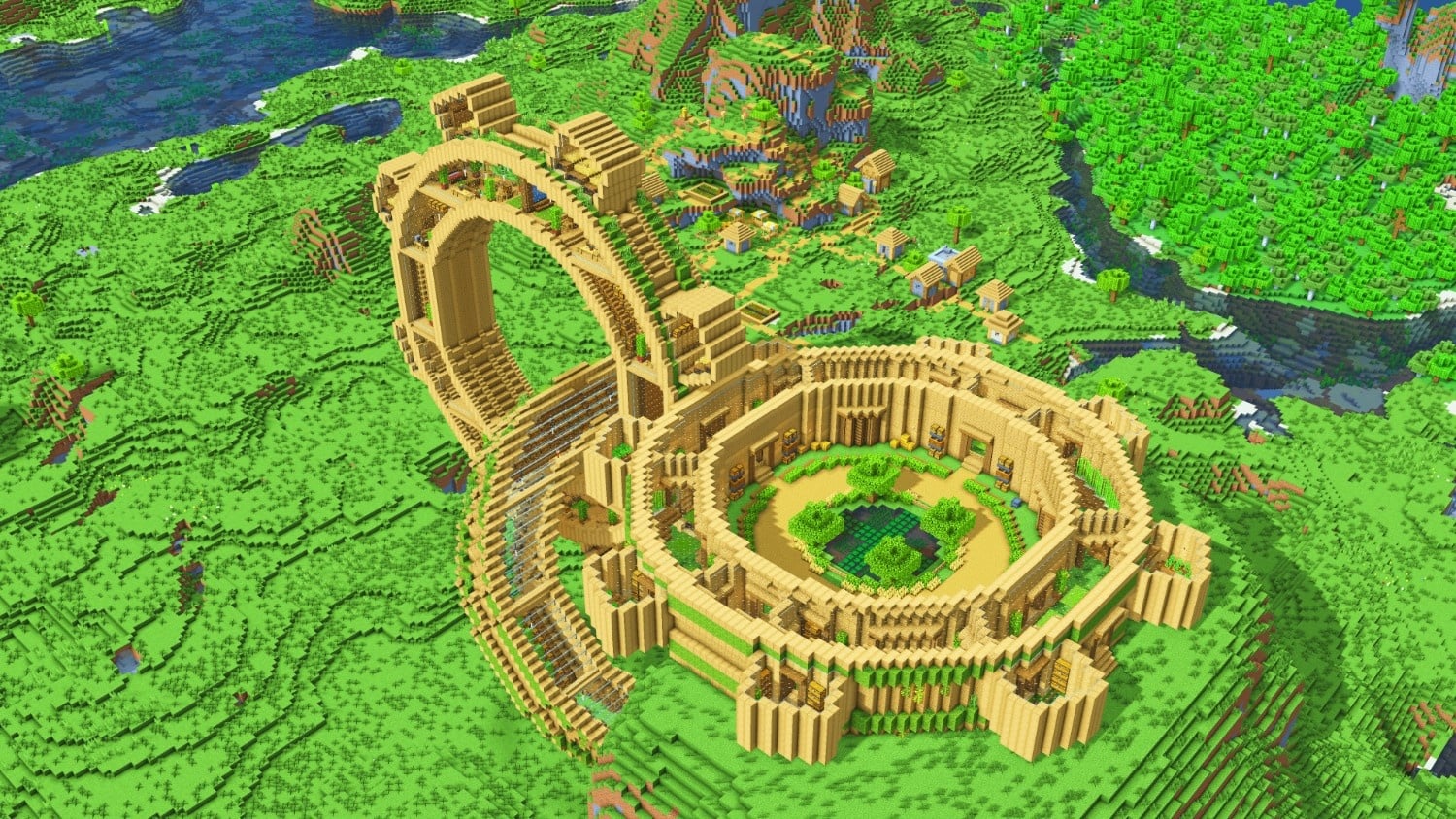 Minecraft The Cog Base Wooden | 3D Guide @ Charliecustard Builds