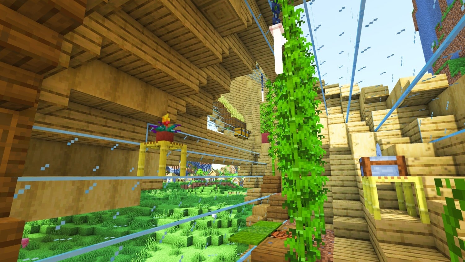 Minecraft The Cog Base Wooden | 3D Guide @ Charliecustard Builds