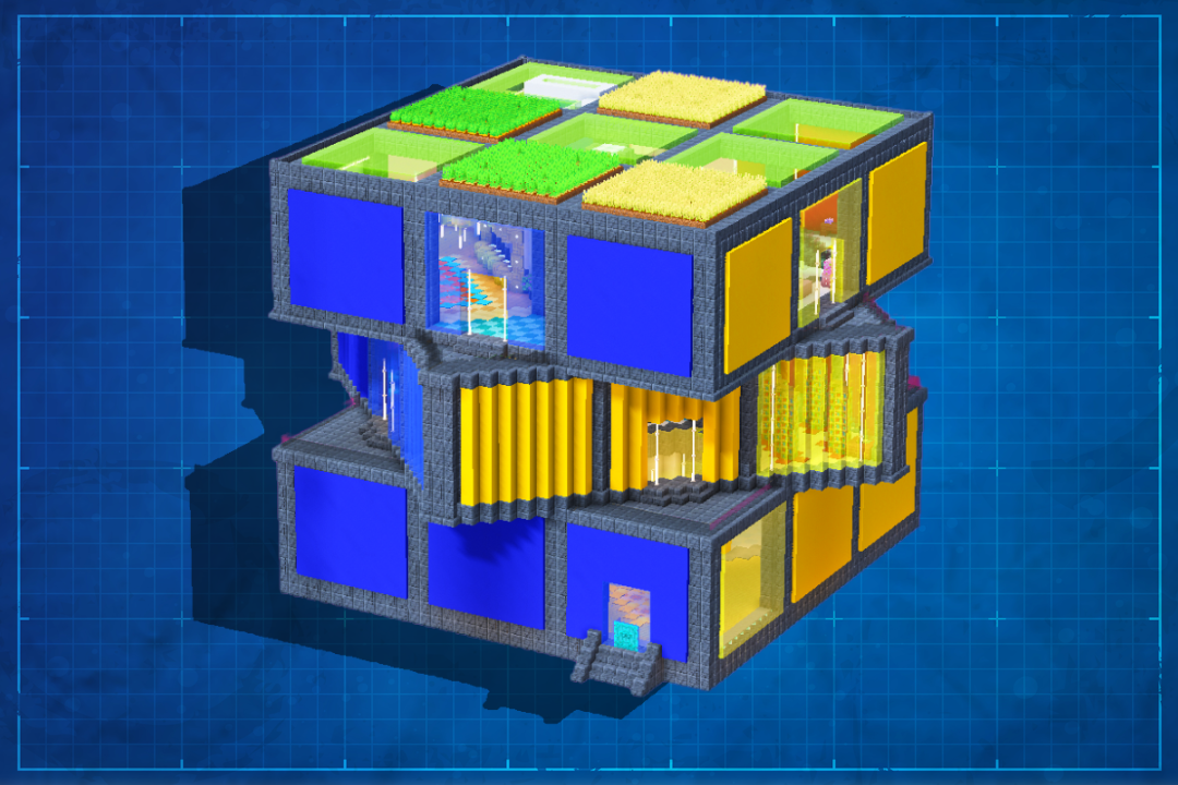 Minecraft Happy Ghast House | 3D Guide @ Charliecustard Builds